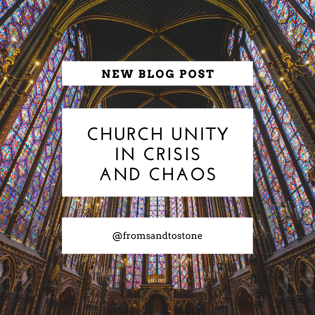 Church Unity in Crisis and Chaos - From Sand to Stone